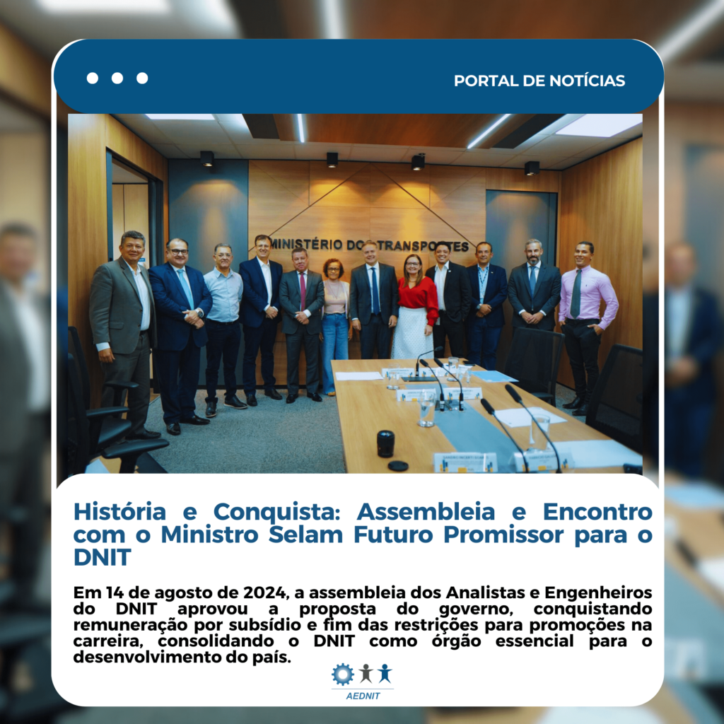 AEDNIT – Associação Nacional dos Engenheiros e Analistas em ...